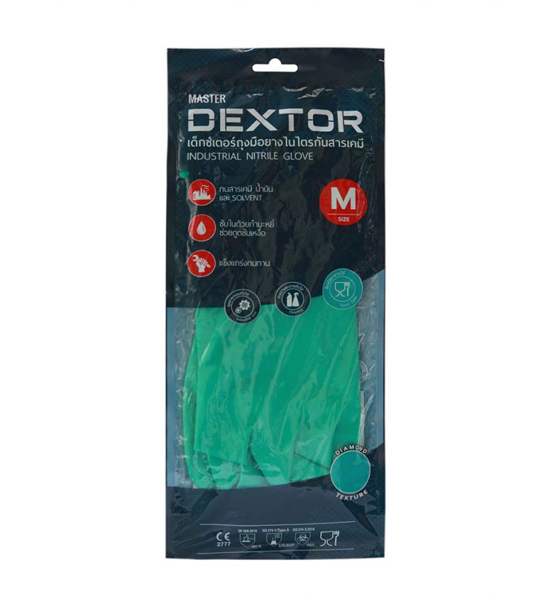 ถุงมือยี่ห้อ Dextor ไนไตร สีเขียว – มาสเตอร์โกลฟ – ผู้ผลิต และจำหน่าย ...
